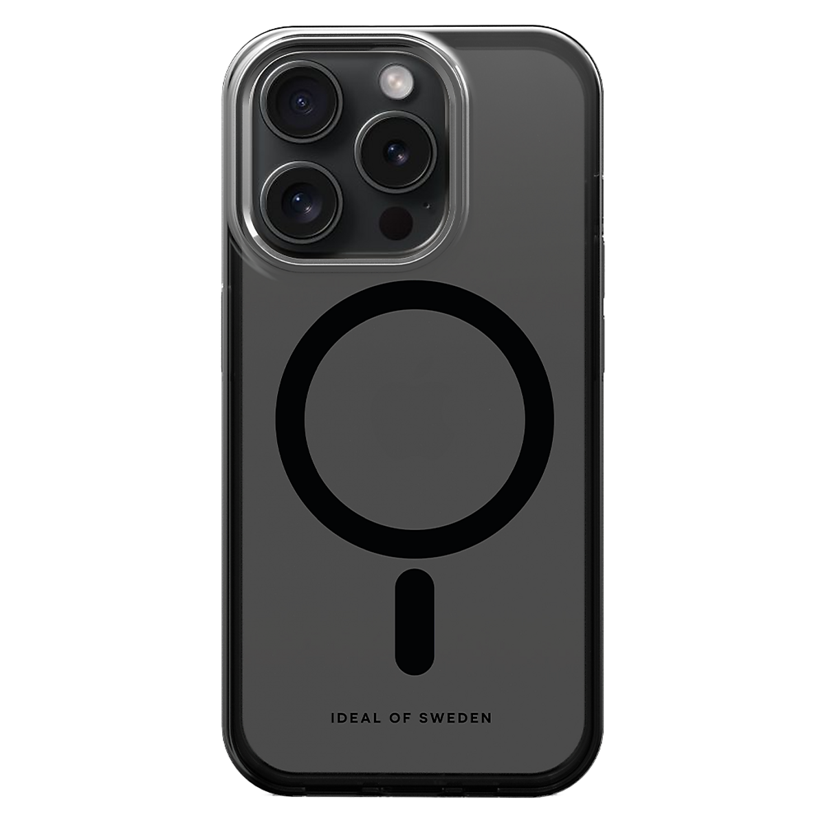 iDeal Case IP15 Pro M.Safe Tinted Black - Phonero